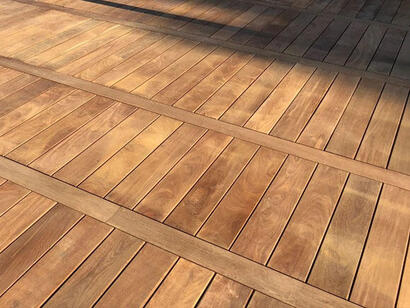 Lame Terrasse Ipé - Bois KD lisse 21 mm - FSC 100%